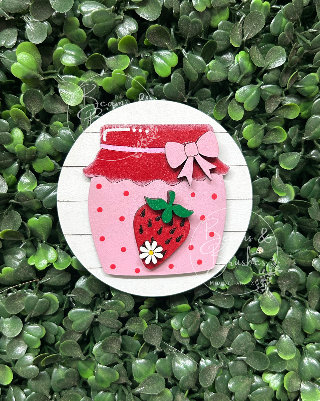 Strawberry Jam 3 inch Round Insert – Beams & Brushes