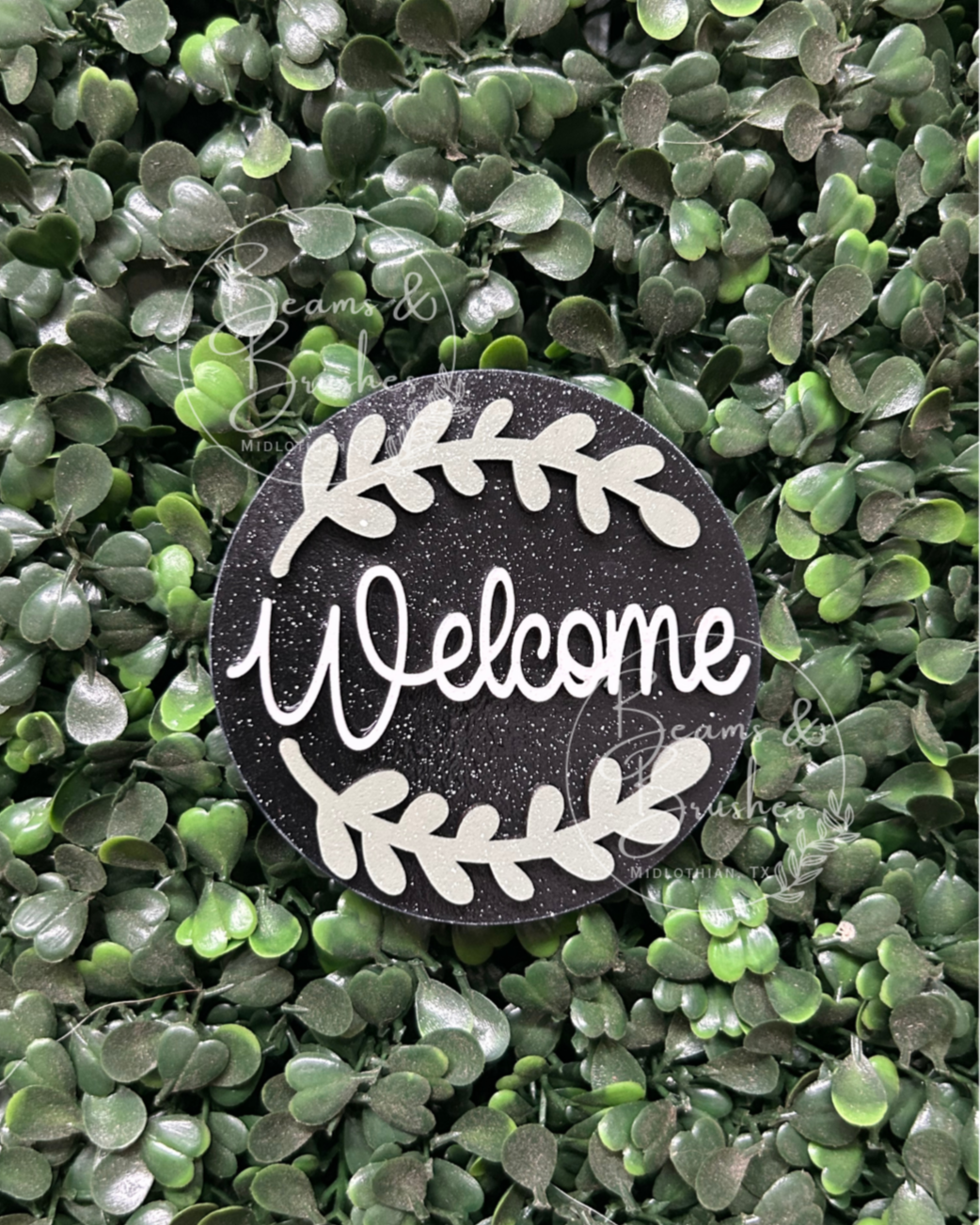 Welcome 3 inch Round Insert – Beams & Brushes